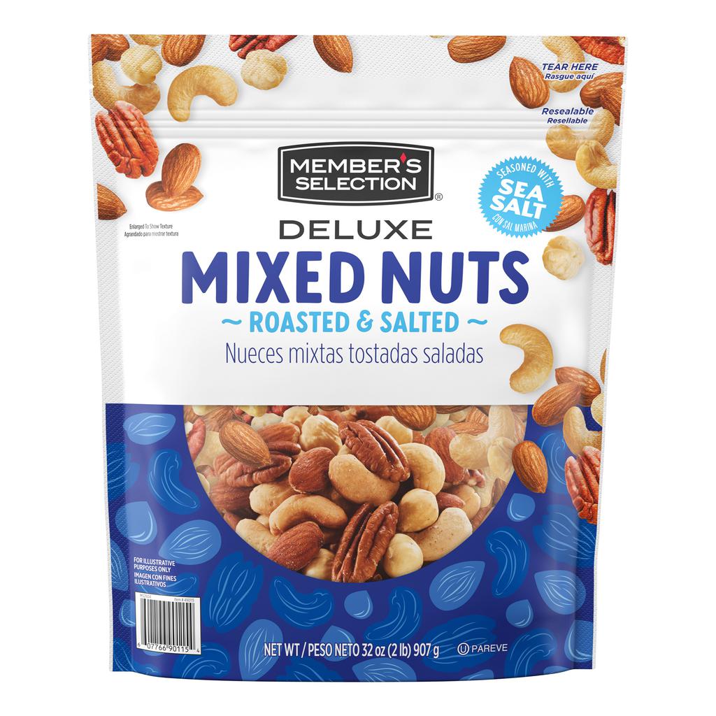 mixed nut selection
