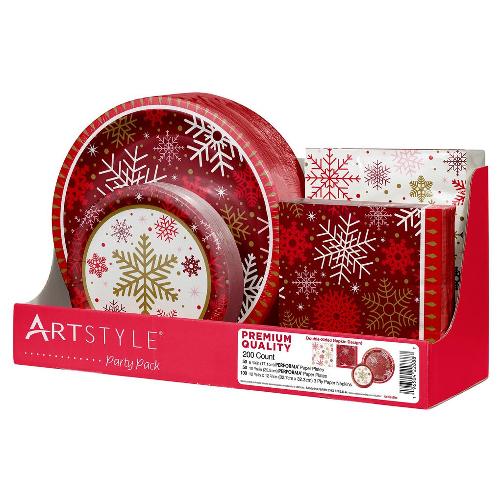 disposable christmas tableware sets