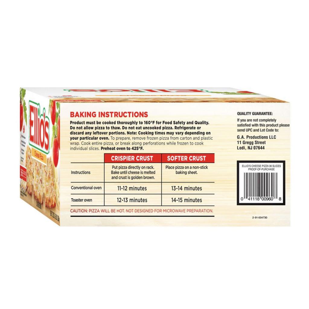 how long to cook ellios pizza in microwave