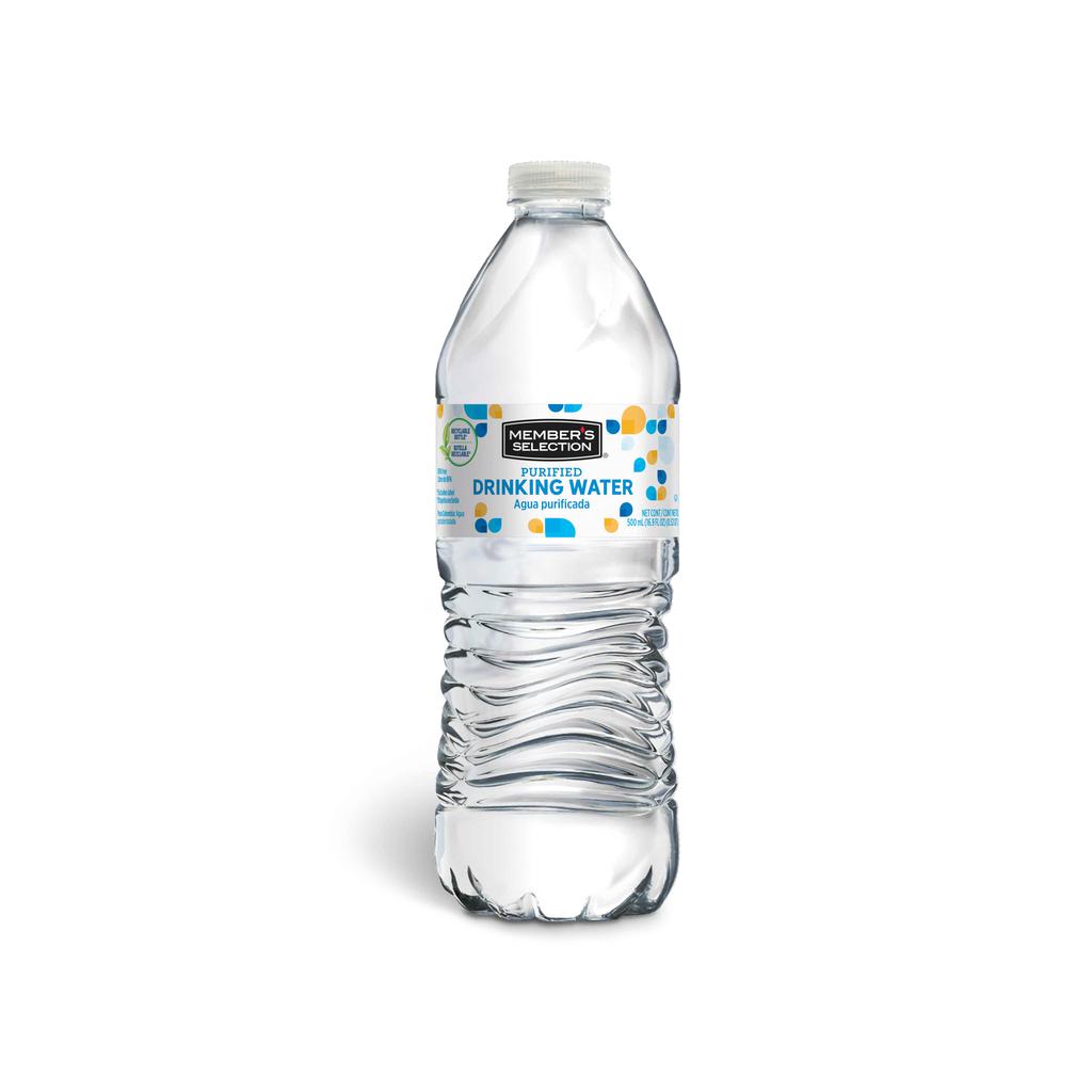 Member's Selection Purified Water 40 Units / 500 mL / 16.9 oz ...