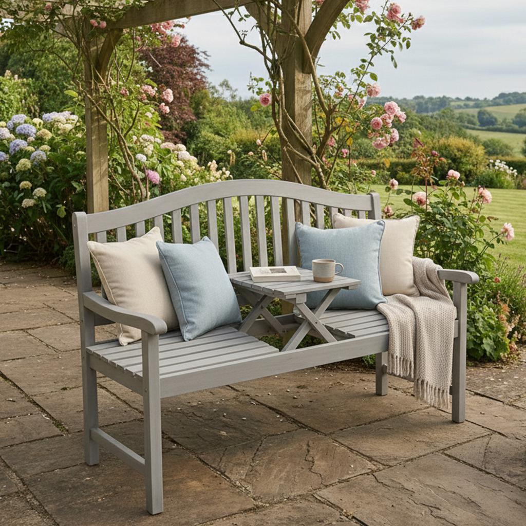 Member's Selection Bench with Folding Table | PriceSmart | Costa Rica