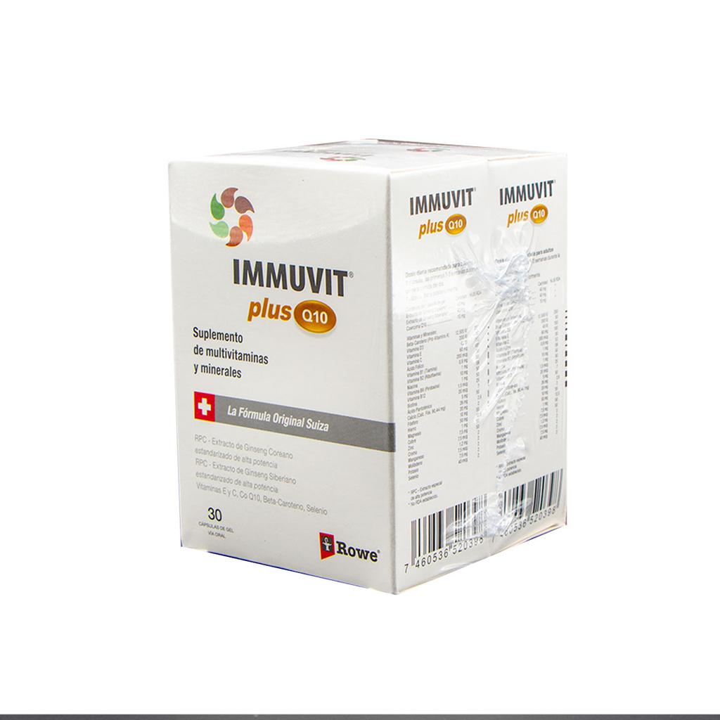 Immuvit Plus Q10 Suplemento Nutricional con Amplia Variedad de ...