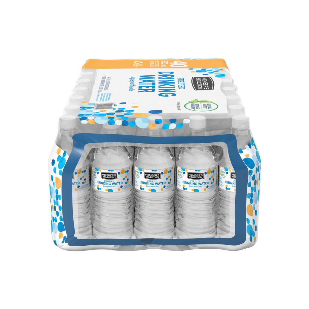 Member's Selection Purified Water 40 Units / 500 mL / 16.9 oz ...